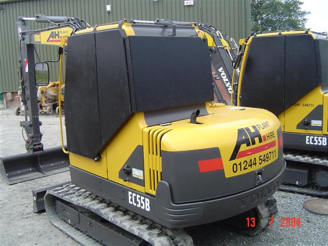 Cab guards for Mini Excavator